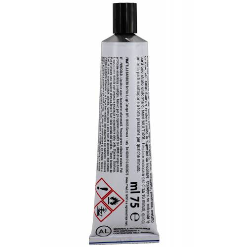 Tube de colle multi-usages transparente 75 ml - Cuirtex