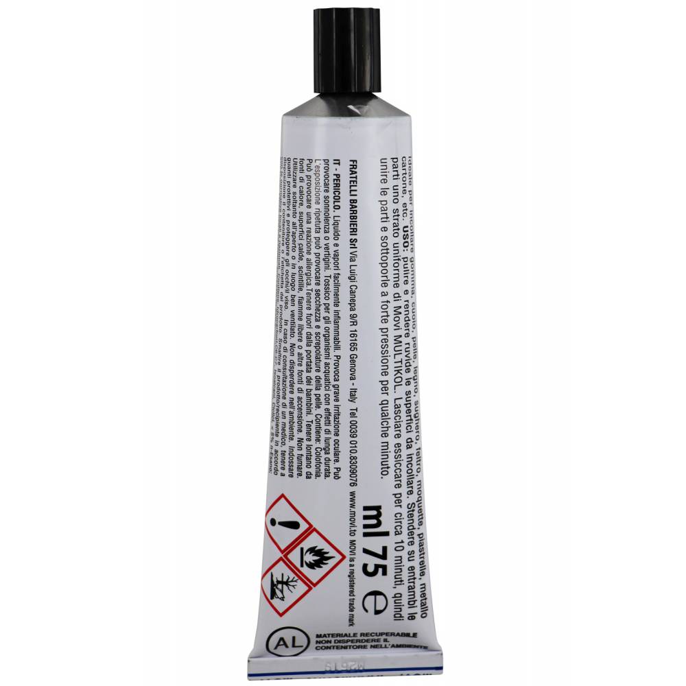 Tube de colle multi-usages transparente 75 ml - Cuirtex