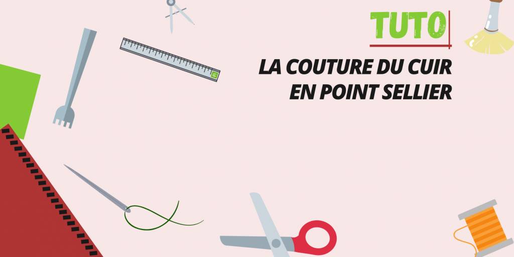 Comment coudre le cuir à la main en point sellier