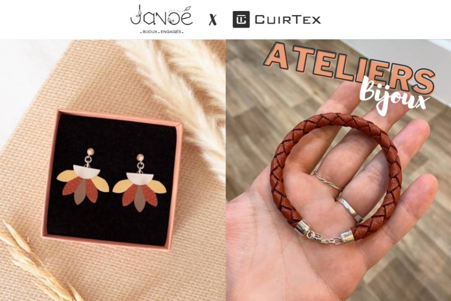 Atelier pour fabriquer ses bijoux en cuir à Bourg-de-Péage